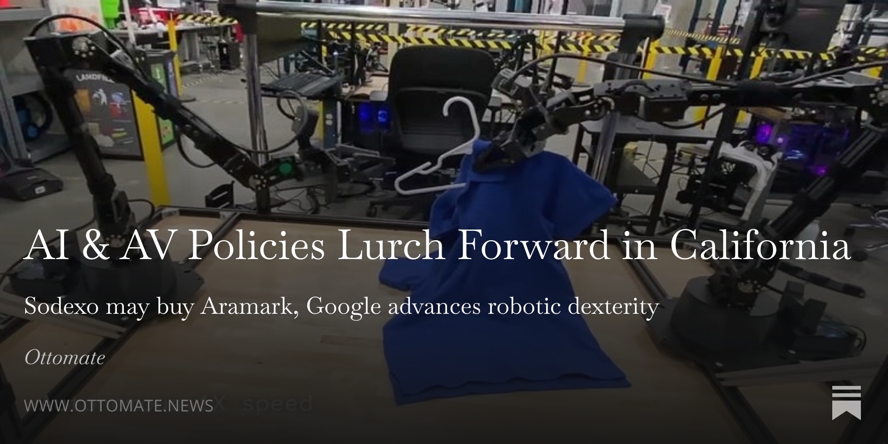 AI & AV Policies Lurch Forward in California